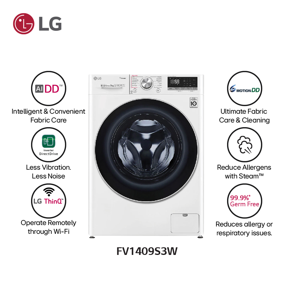9 Kg Front Load Washing Machine