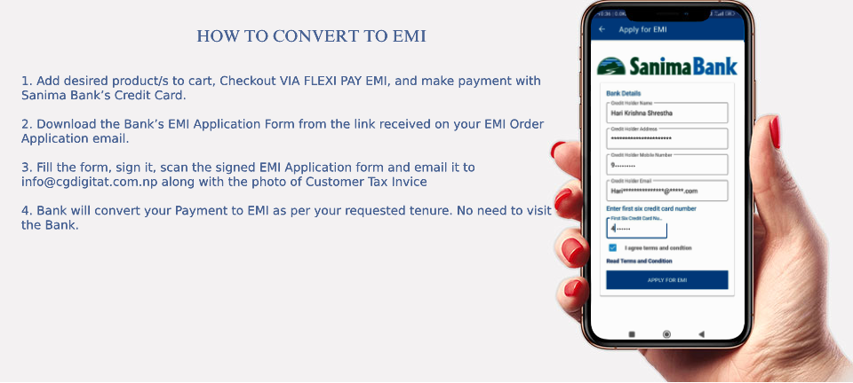 Sanima Bank Flexi Pay EMI